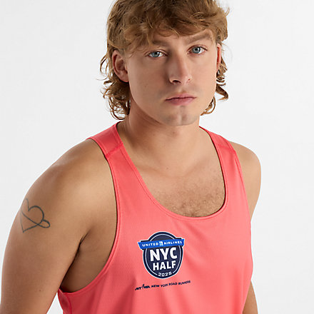 United Airlines NYC Half Run Singlet - New Balance United Airlines NYC Half Run Singlet - New Balance