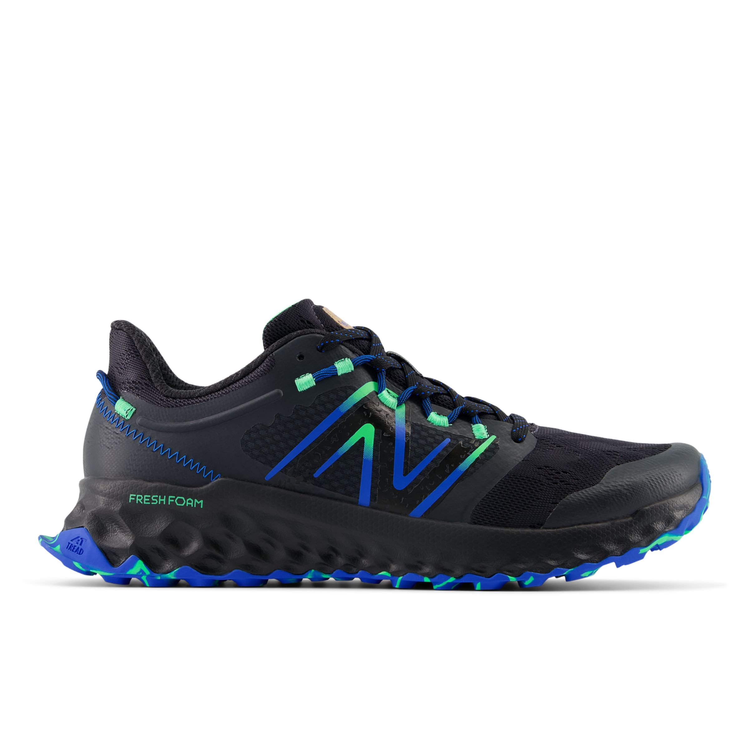 New Balance Men's Fresh Foam Garoé In Black/blue/green | ModeSens